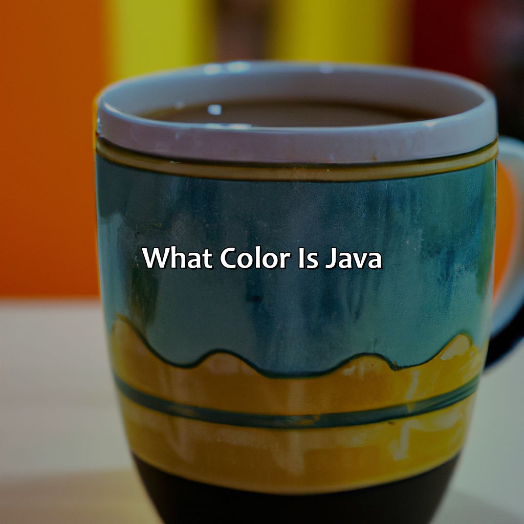 What Color Is Java Branding Mates