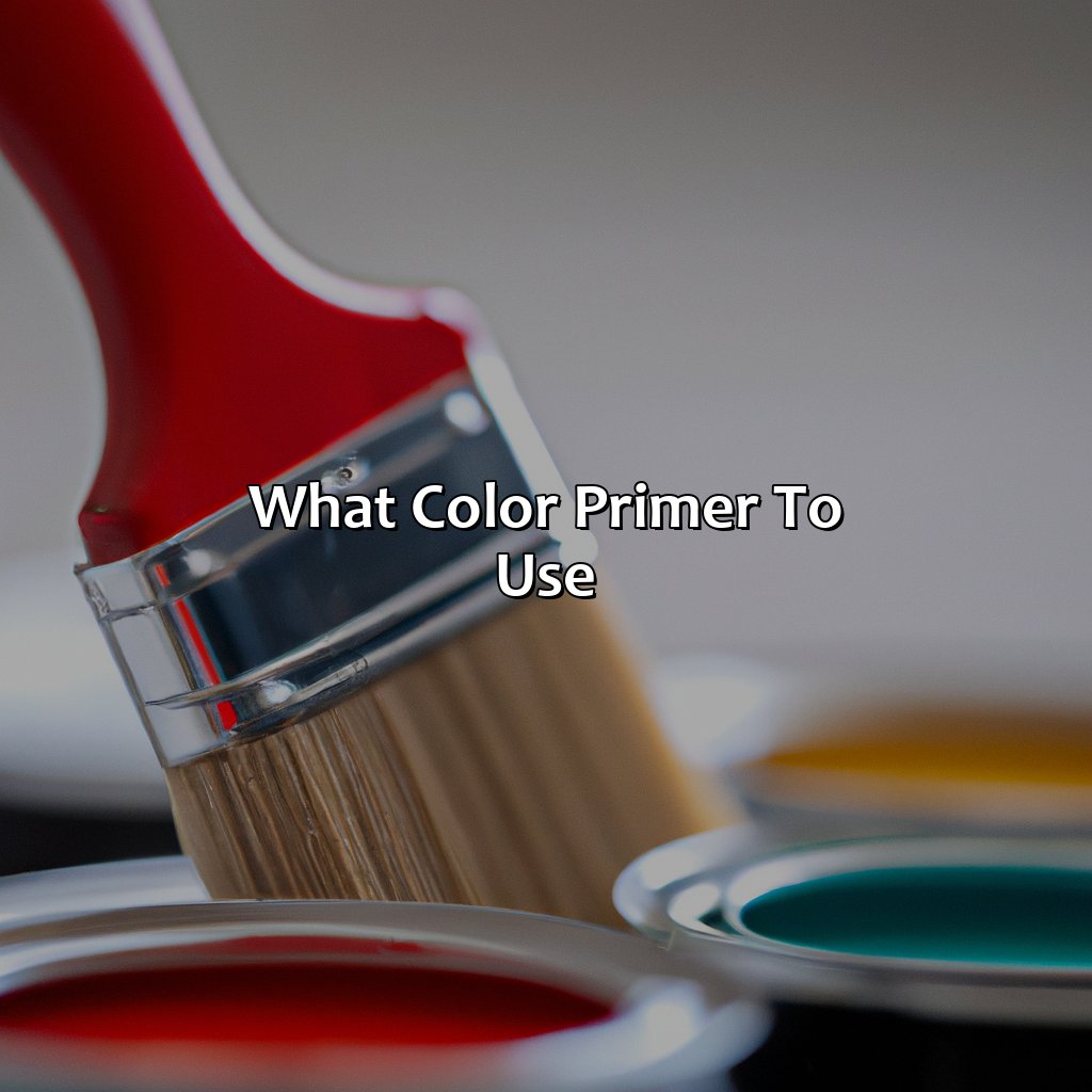 What Color Primer To Use Branding Mates